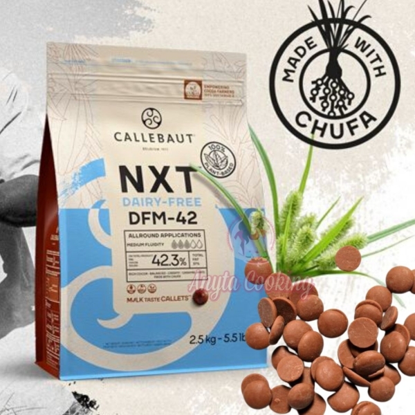 Ciocolata cu Lapte Vegana si Fara Lactoza - DFM42 - 42,3% - 1 kg vrac ...